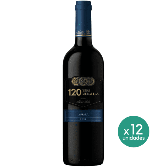 Merlot 120 3 Medallas | Santa Rita Online