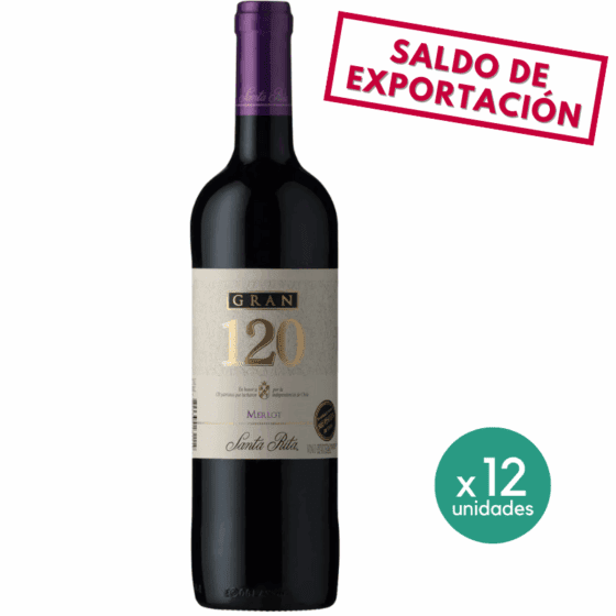 Santa Rita Gran 120 Merlot 700cc x 12 - Santa Rita